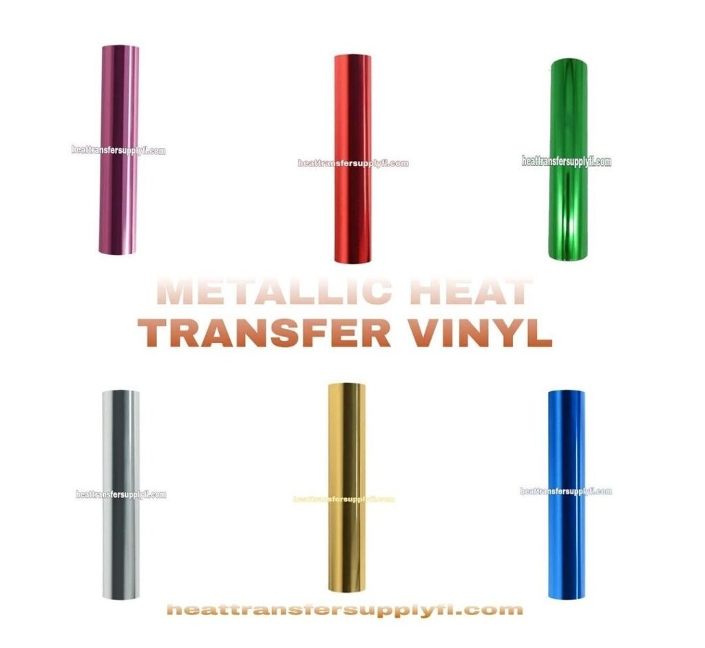 Mettalic Heat Transfer Vinyls